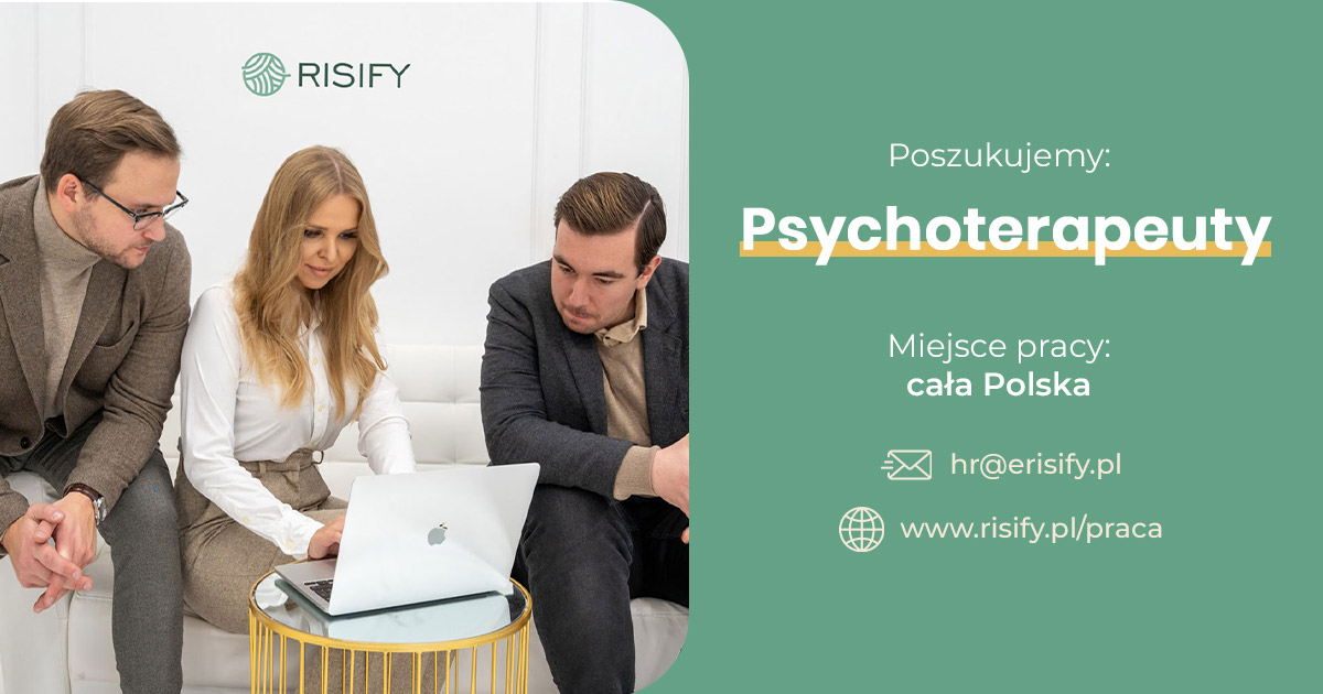 Rozpocznij pracę jako psychoterapeuta w Risify | Risify.pl